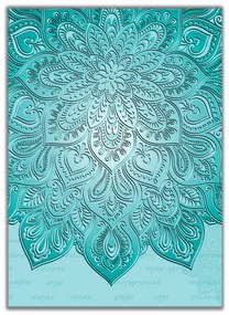 Malvis ® Obraz Mandala čistá duše Velikost: pětidílné schody - 200x100 cm