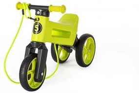 Teddies Odrážedlo Funny Wheels Rider SuperSport 2v1+popruh balené v sáčku Zelené