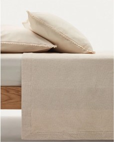 Béžový bavlněný přehoz 240x260 cm Bedar – Kave Home