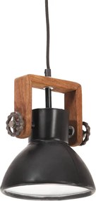 Industriální závěsné svítidlo 25 W černé kulaté 19 cm E27 320537