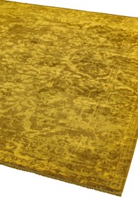 Žlutý koberec Volti Abstract Gold Rozměry: 160x230 cm