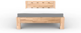 Masivní postel SAMBA - Solwo Design Dřevo a odstín oleje: DUB Cink - Olejování přírodní, Rozměr spací plochy: 160x200