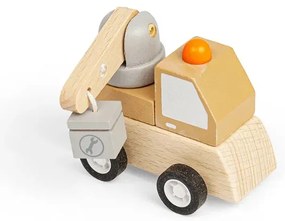 Bigjigs Toys Natahovací stavební autíčko Jeřáb