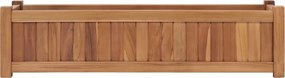 vidaXL Vyvýšený záhon 100 x 30 x 25 cm masivní teakové dřevo [48968]