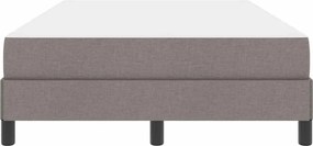 Postel s boxspringem Taupe 120 x 190 cm textil 3398476