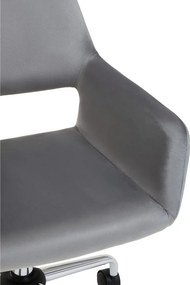 Šedá čalouněná kancelářská židle Brent – Premier Housewares
