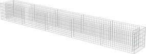 vidaXL Gabionový vyvýšený záhon pozinkovaná ocel 450 x 50 x 50 cm [143565]
