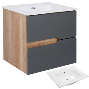 BPS-koupelny Koupelnová skříňka s keramickým umyvadlem Spectrum CA 60