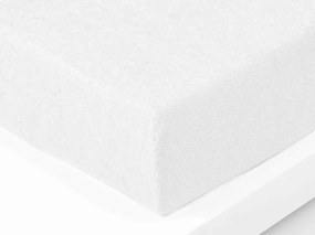 XPOSE® Froté prostěradlo Exclusive - bílé 180x200 cm