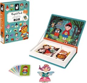 JANOD Magnetibook Pohádky / Magnetická knížka / 30 magnetických dílků
