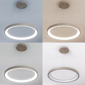 BRILAGI - LED Stm lustr na lanku FALCON SLIM LED/42W/230V pr. 50 cm béžová + DO