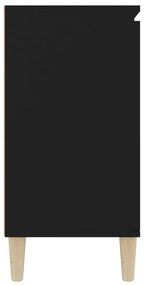 Příborník Helston - 103,5x35x70 cm | černý