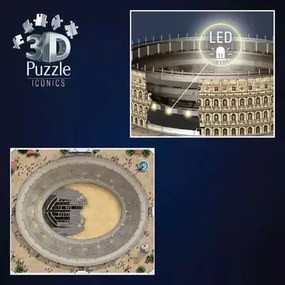 Ravensburger 3D Puzzle Iconics: Koloseum (Noční edice) / 216 dílků / o