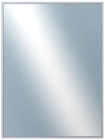 DANTIK - Zarámované zrcadlo - rozměr s rámem cca 60x80 cm z lišty Hliník stříbrná drás|P269-218 (7269218)
