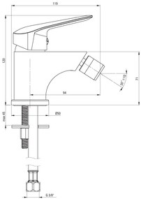Deante Bidet tap