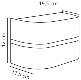 Nordlux - Venkovní nástěnné svítidlo SIBELIS 1xE27/10W/230V IP44 hnědá