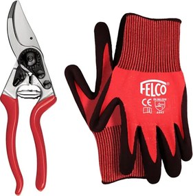 Nůžky FELCO 8 + rukavice XL (dárkový set) FEP095