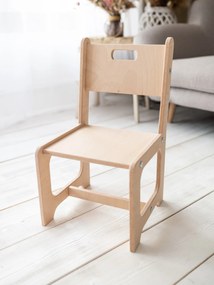 Woodisio Židle SIMO Barva: Bílá - transparentní lak
