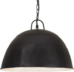 Industriální závěsné svítidlo 25 W černé kulaté 41 cm E27 320543