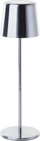 Brilliant G40939/68  Stolní AKU lampa XAANA broušený nikl USB-C , CCT