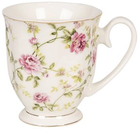 Porcelánový hrnek s růžemi Bouton de Rose – 200 ml