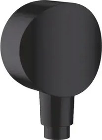 Hansgrohe - Sprchové kolínko S se zpětným ventilem, matná černá