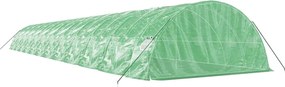 Skleník s ocelovým rámem zelený 120 m² 24 x 5 x 2,3 m 3188093
