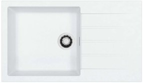 Alveus Cadit - Granitový dřez 86x50 cm, Quick-Close, glacier 1149152