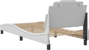 Rám postele Viana bez matrace bílý 80 x 200 cm umělá kůže 3208055