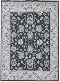 Diamond Carpets koberce Ručně vázaný kusový koberec Diamond DC-98 JN Black/ivory ROZMĚR: 160x230