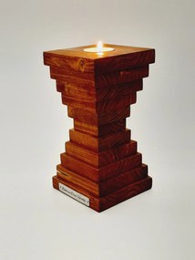 Dekorace Dřevo výrobky Dřevěný svícen 32/H