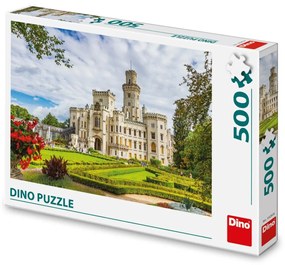 Dino Puzzle Zámek Hluboká, ČR 47x33cm 500 dílků v krabici 33,5x23x3,5cm