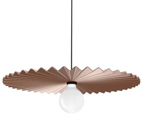 Linea Light CA021ABEEZZ Doge_P, moderní béžovo-červené závěsné svítidlo, 1x22W E27, průměr 58,4cm