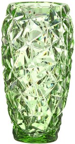 Váza Rock, barva zelená, výška 180 mm