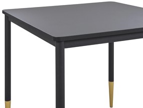 Jídelní stůl 80 x 80 cm černý SHALFORD Beliani