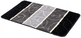 Sada koupelnových koberečků MULTI C5019A černý, šedý list