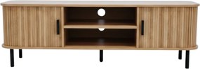 TV stolek SCAVA, drážkovaný, 140 x 40 x 46 cm