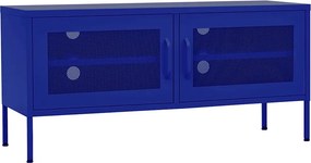 TV skříňka námořnicky modrá 105 x 35 x 50 cm ocel 336235
