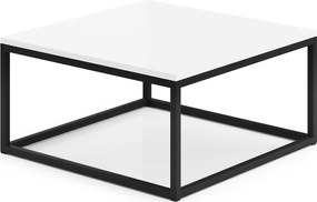 ADRK Furniture Konferenční stolek BELTEN 65x65 CT-BEL-B-W