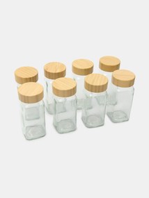 Sinsay - Dózy na koření s nálepkami 6 pack - clear
