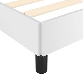 Rám postele bez matrace bílý 120x190 cm umělá kůže 3269646