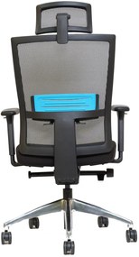 MERCURY Kancelářská židle WINDY černo-modrá