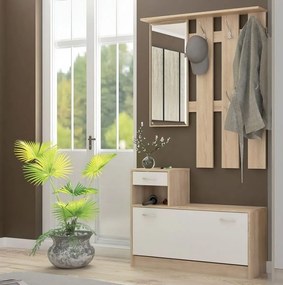 Casarredo Předsíňová stěna ORION dub sonoma/bílá