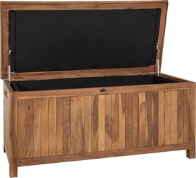 Teak zahradní úložný box Novena 140X77x63 – teaková