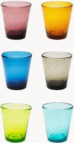 Sada sklenic Color Bubble, 6 dílů
