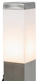 Moderní venkovní lampa 45 cm ocel s objímkou IP44 - Malios