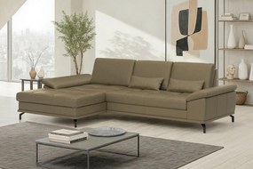 XXXLutz ROHOVÁ SEDAČKA, kůže, olivově zelená Sit & More - Sedací soupravy - 000144039722