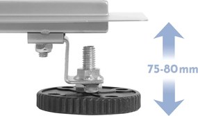 Rea, Odtokový žlab Rea FILO Nickel Brush 70, KPL-G6801
