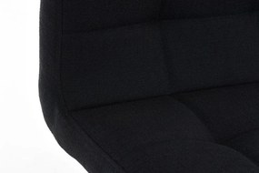 Bhm germany Barová židle Lincoln, textil, černá
