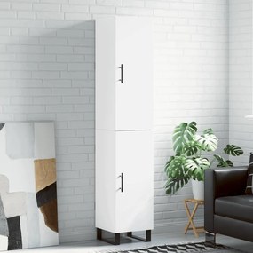 vidaXL Skříň highboard 34,5 x 34 x 180 cm kompozitní dřevo [3198809] Barva: Bílá